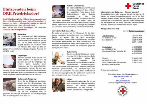 Meldung - DRK OV Friedrichsdorf